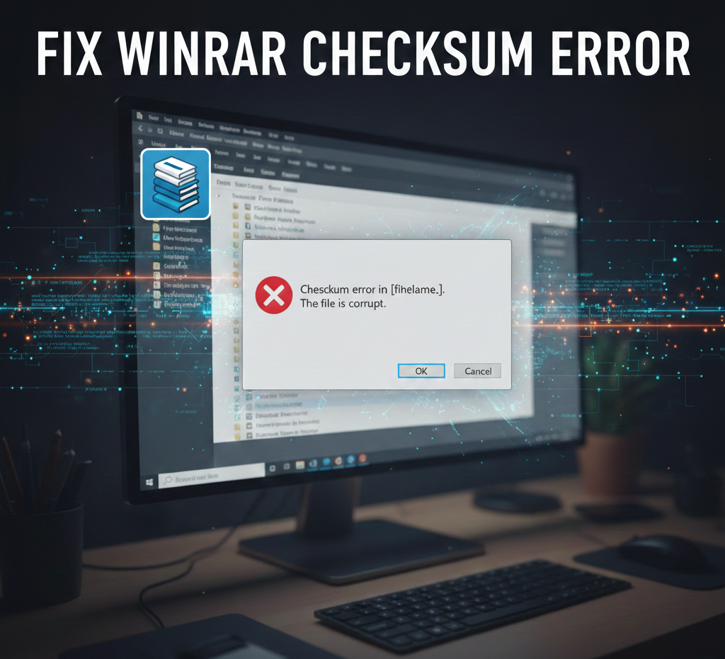 How to Fix WinRAR Checksum Error